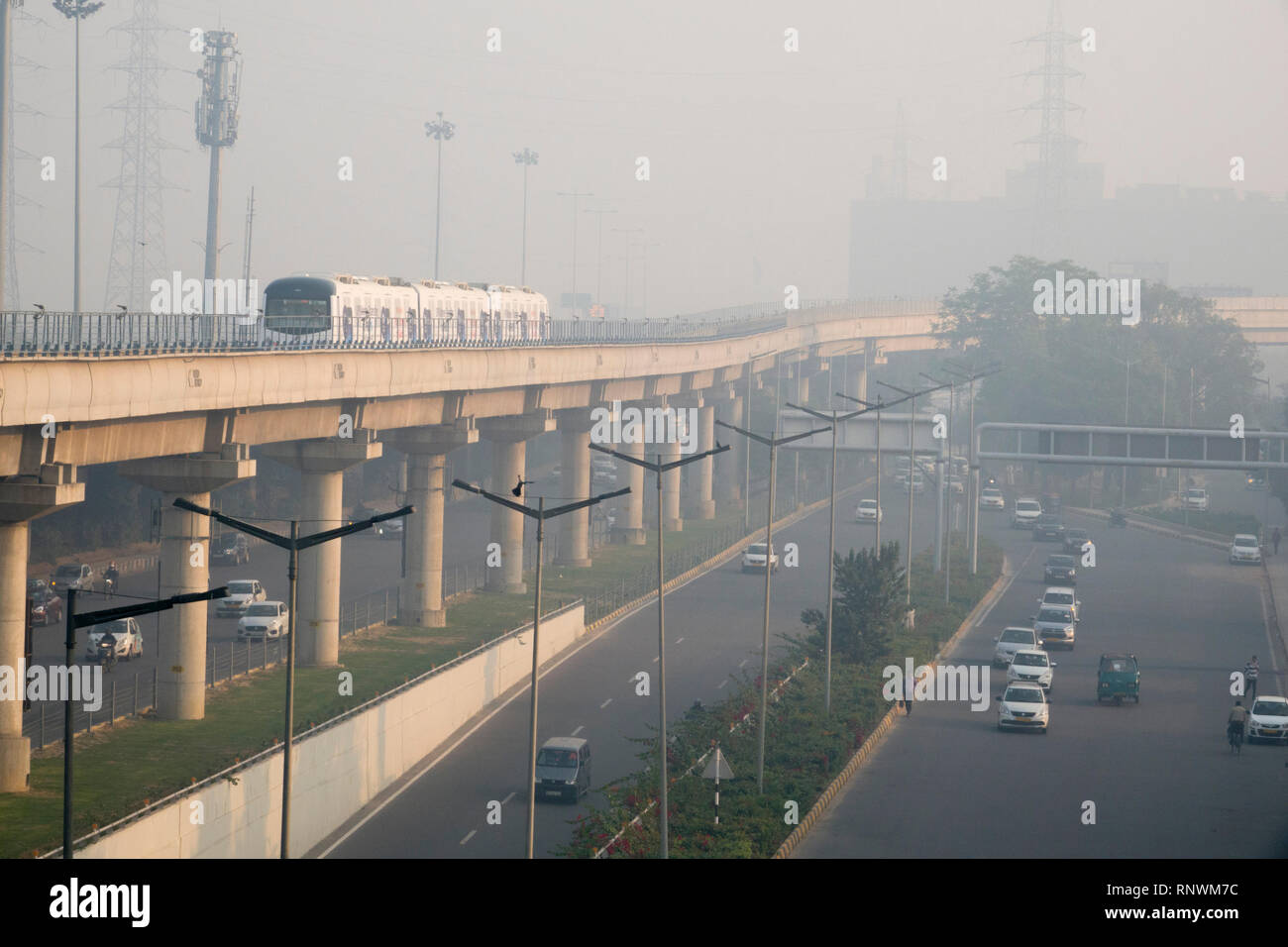 Gurugram pollution hi-res stock photography and images - Alamy