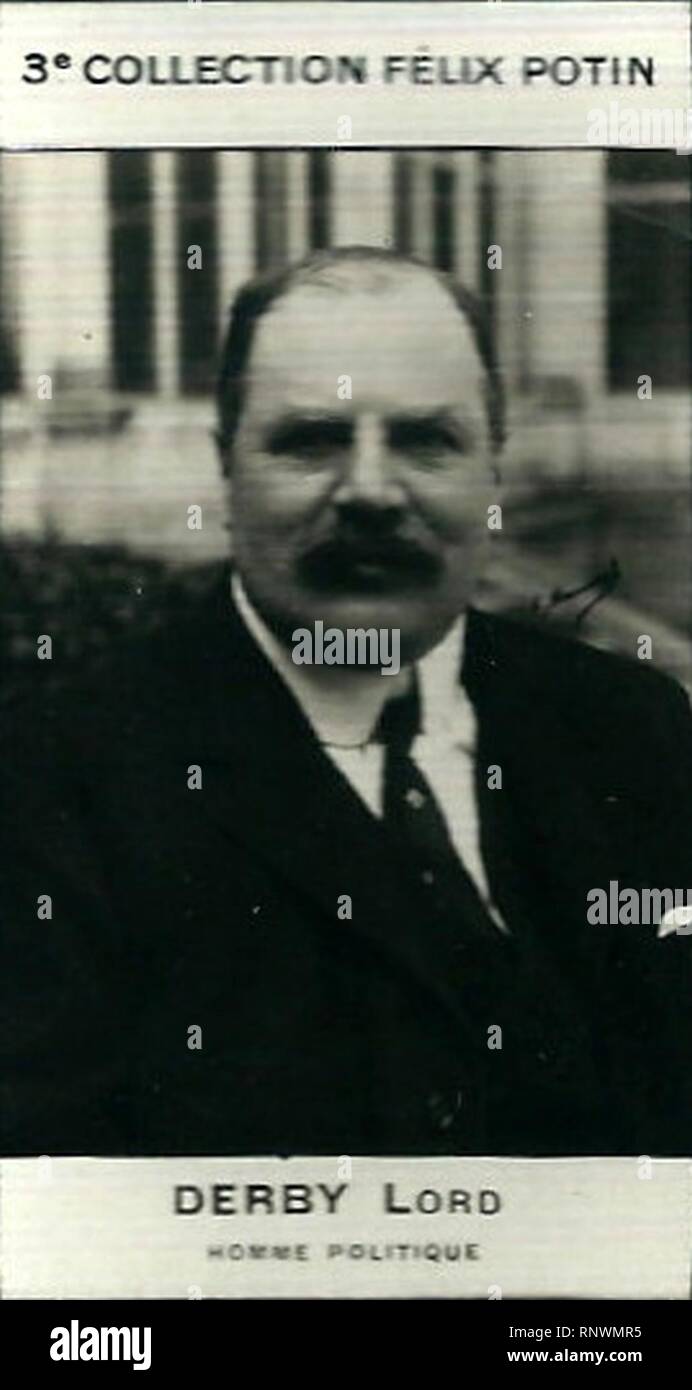 Lord derby hi-res stock photography and images - Alamy