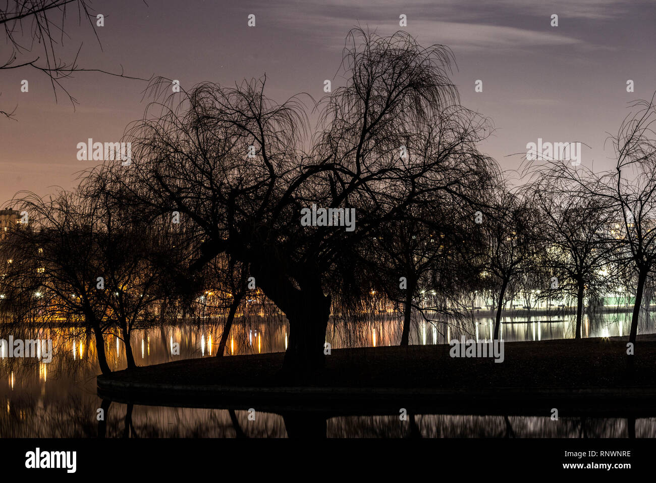 City on fire! Stock Photo - Alamy