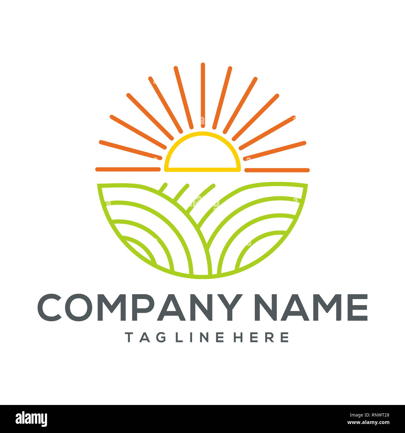 Agriculture logo icon and illustration for your business or company ...