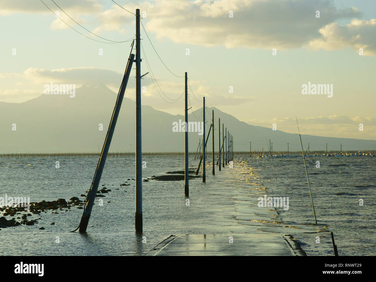 Nagabeta Seabed Road, Kumamoto Prefecture, Japan Stock Photo - Alamy