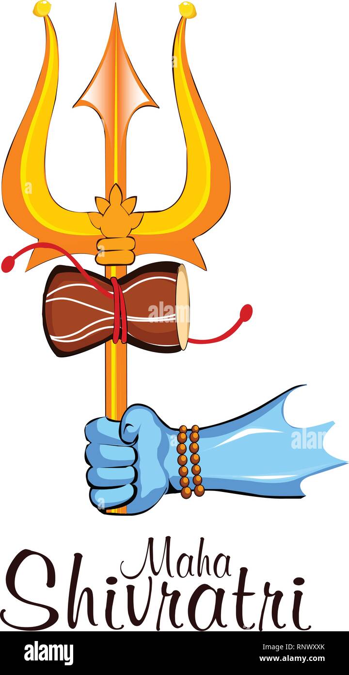 illustration Of Happy Maha Shivratri Greeting Card Design Stock Vector ...