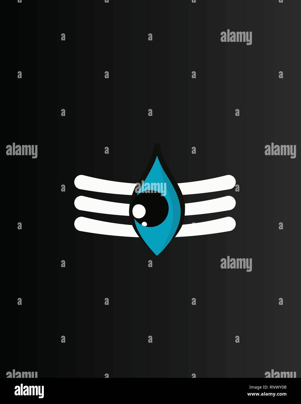 Shiva eyes Stock Vector Images - Alamy