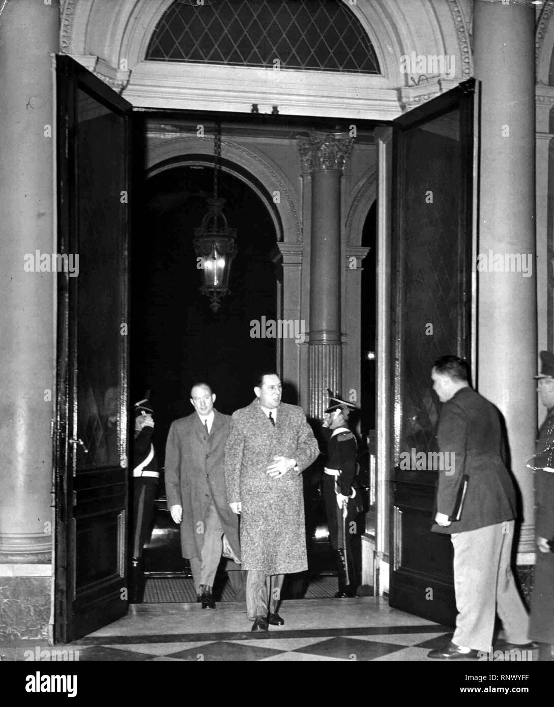 Former Argentinian President, Juan Domingo Peron Stock Photo - Alamy