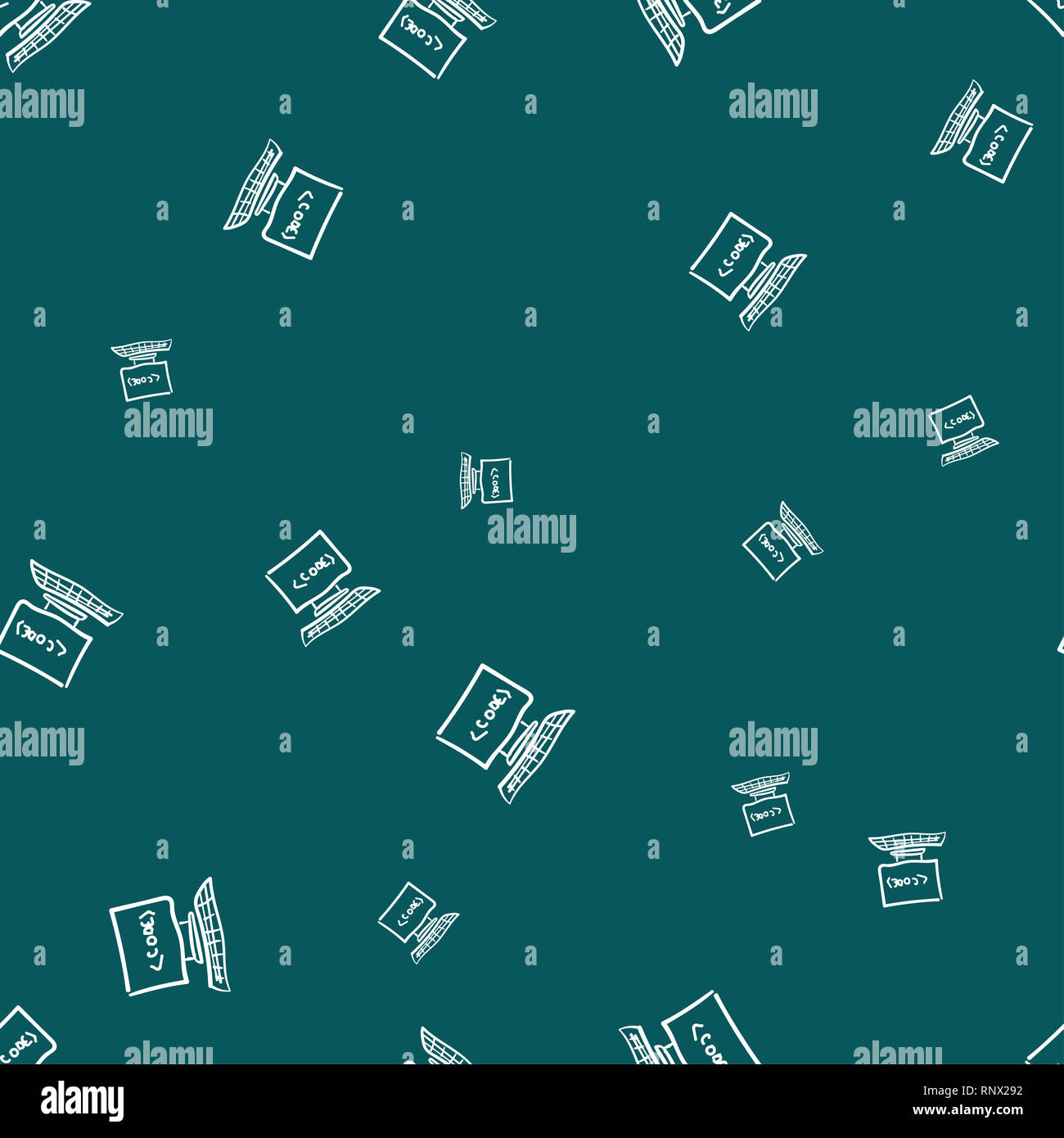 Seamless pattern for concept design. Code icon Stock Photo - Alamy