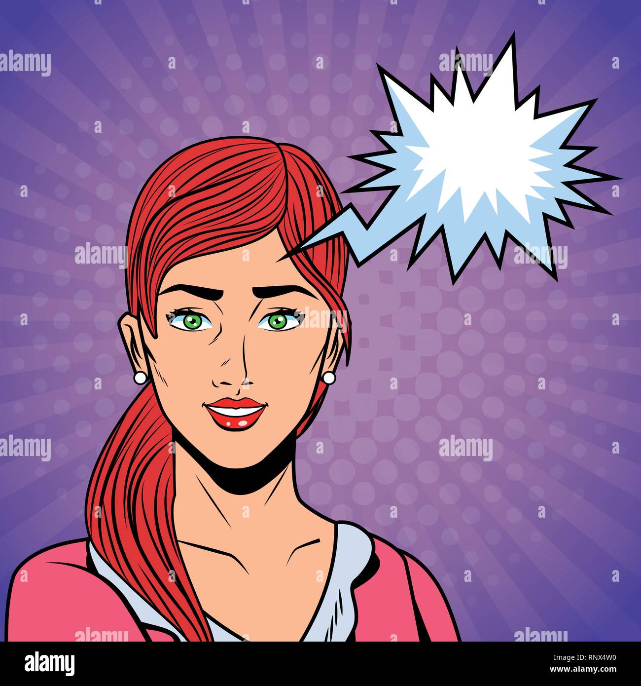 Pop art woman Stock Vector Image & Art - Alamy