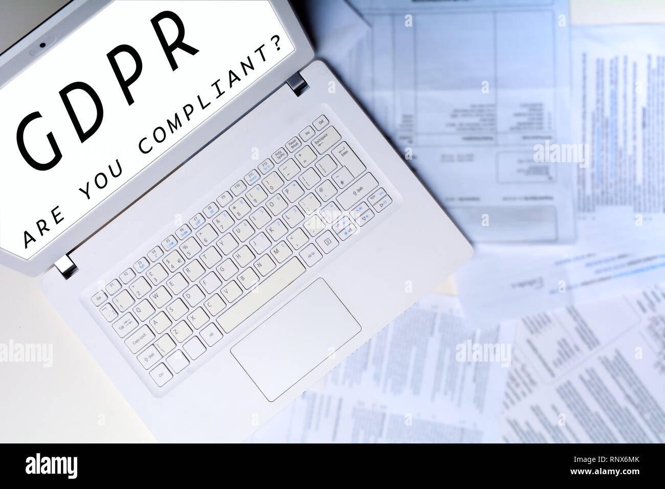 Personal data and sensitive information concept for GDPR Stock Photo ...