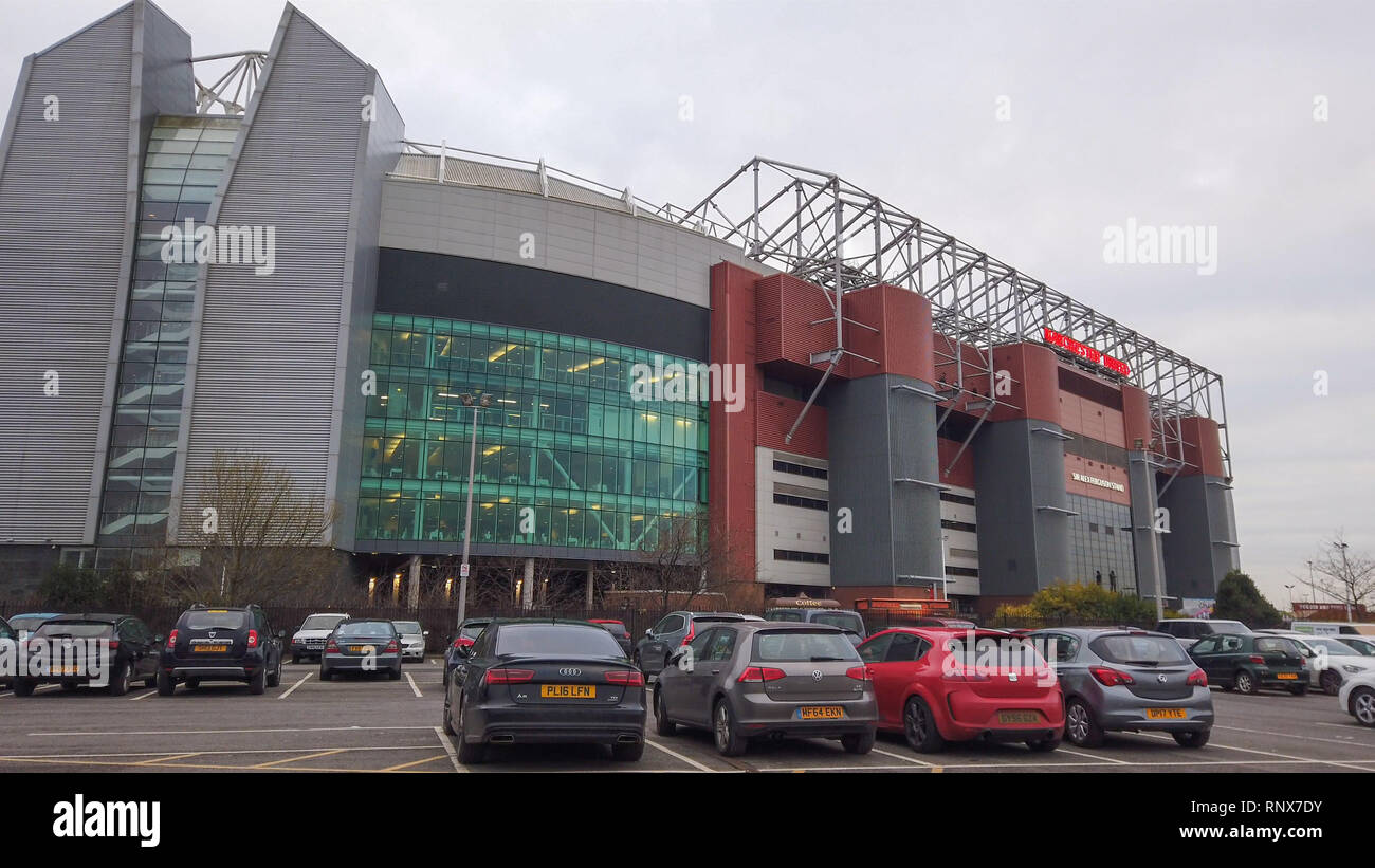 Manchester United Football Ground in Old Trafford - MANCHESTER ...