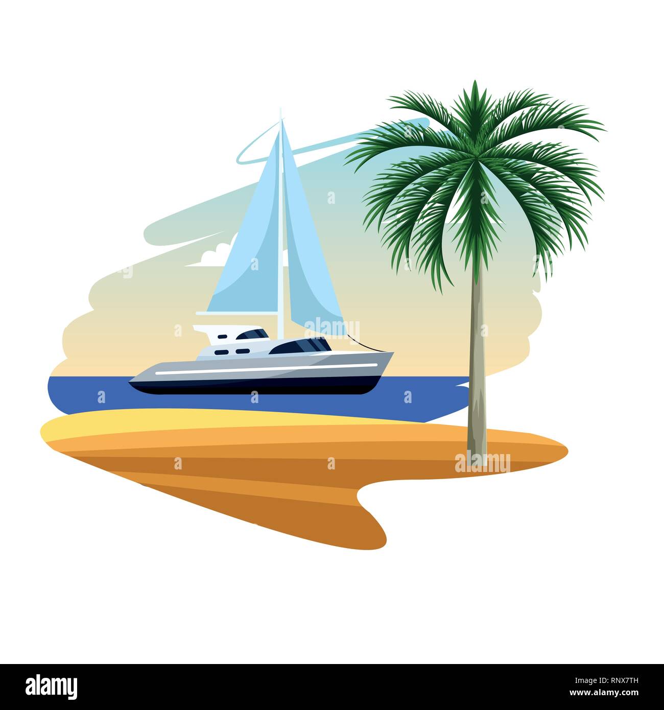 Water sea mediterranean shore Cut Out Stock Images & Pictures - Alamy