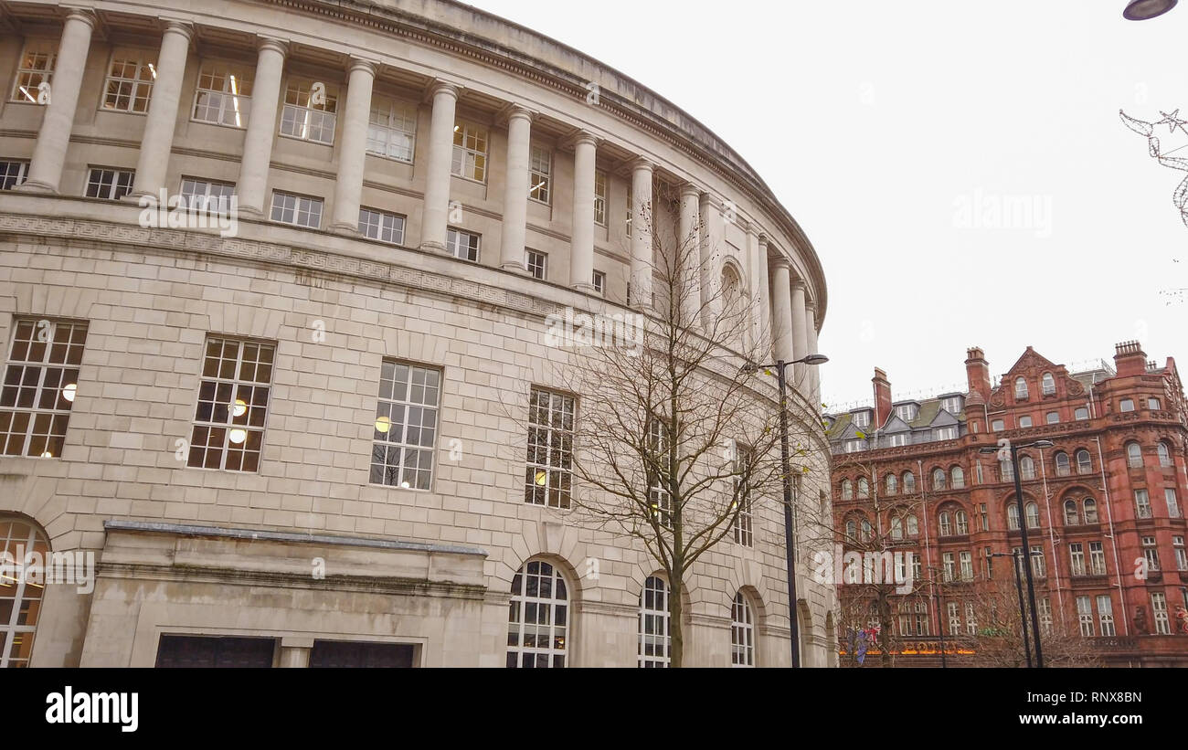 Central library in the city center of Manchester - MANCHESTER / ENGLAND ...