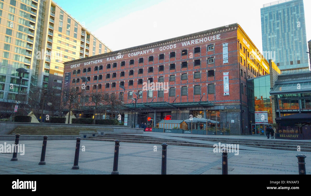 Great Northern Railway Warehouse in Manchester - MANCHESTER / ENGLAND ...