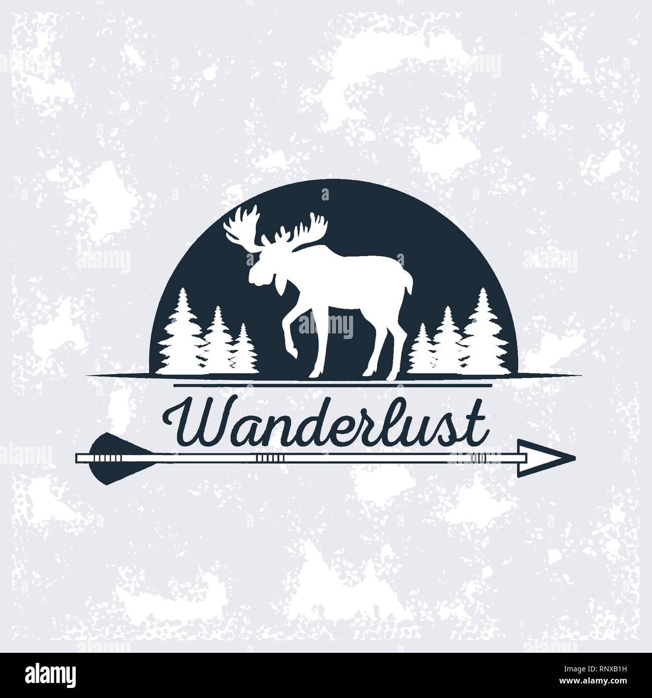wanderlust adventure logo Stock Vector Image & Art - Alamy