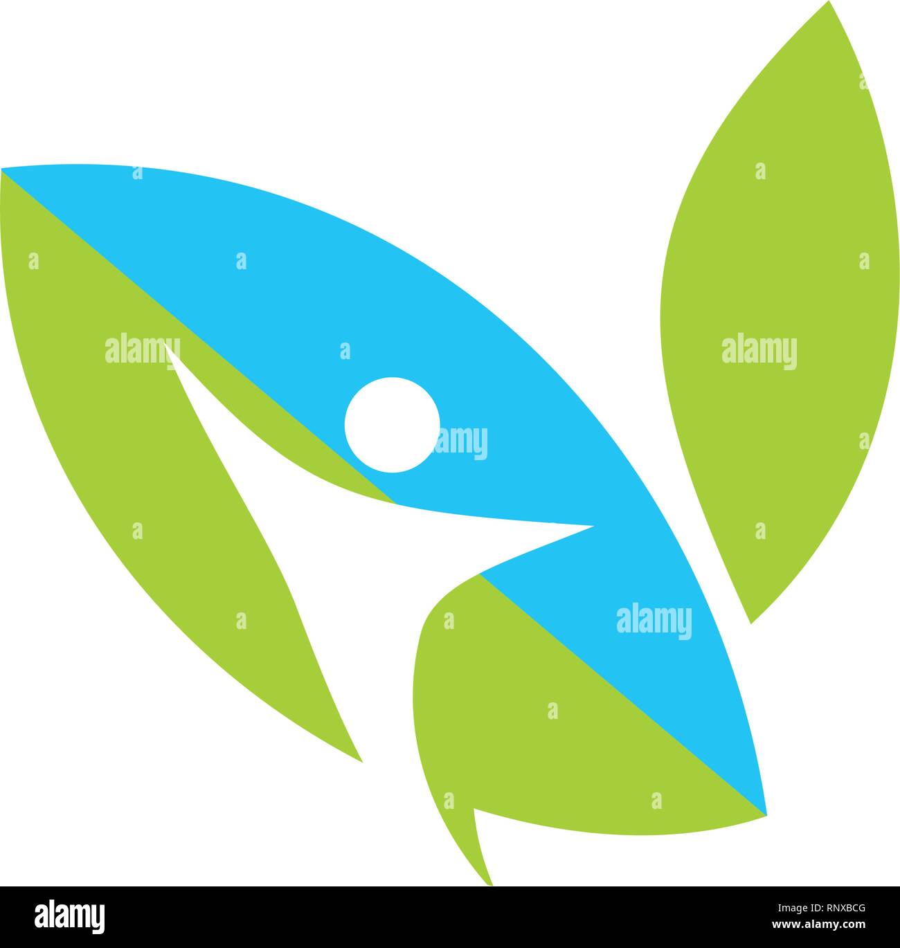 Leaf Logo Design Vector Template Isolated Stock Vector Image & Art - Alamy