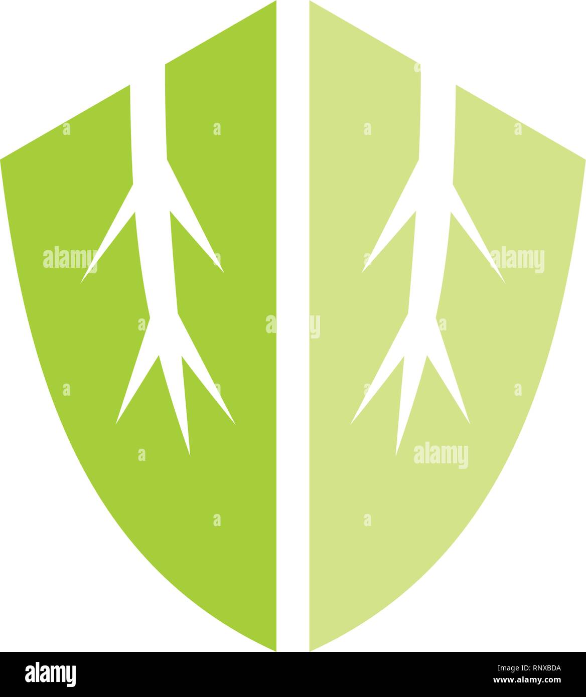 Leaf Logo Design Vector Template Isolated Stock Vector Image & Art - Alamy