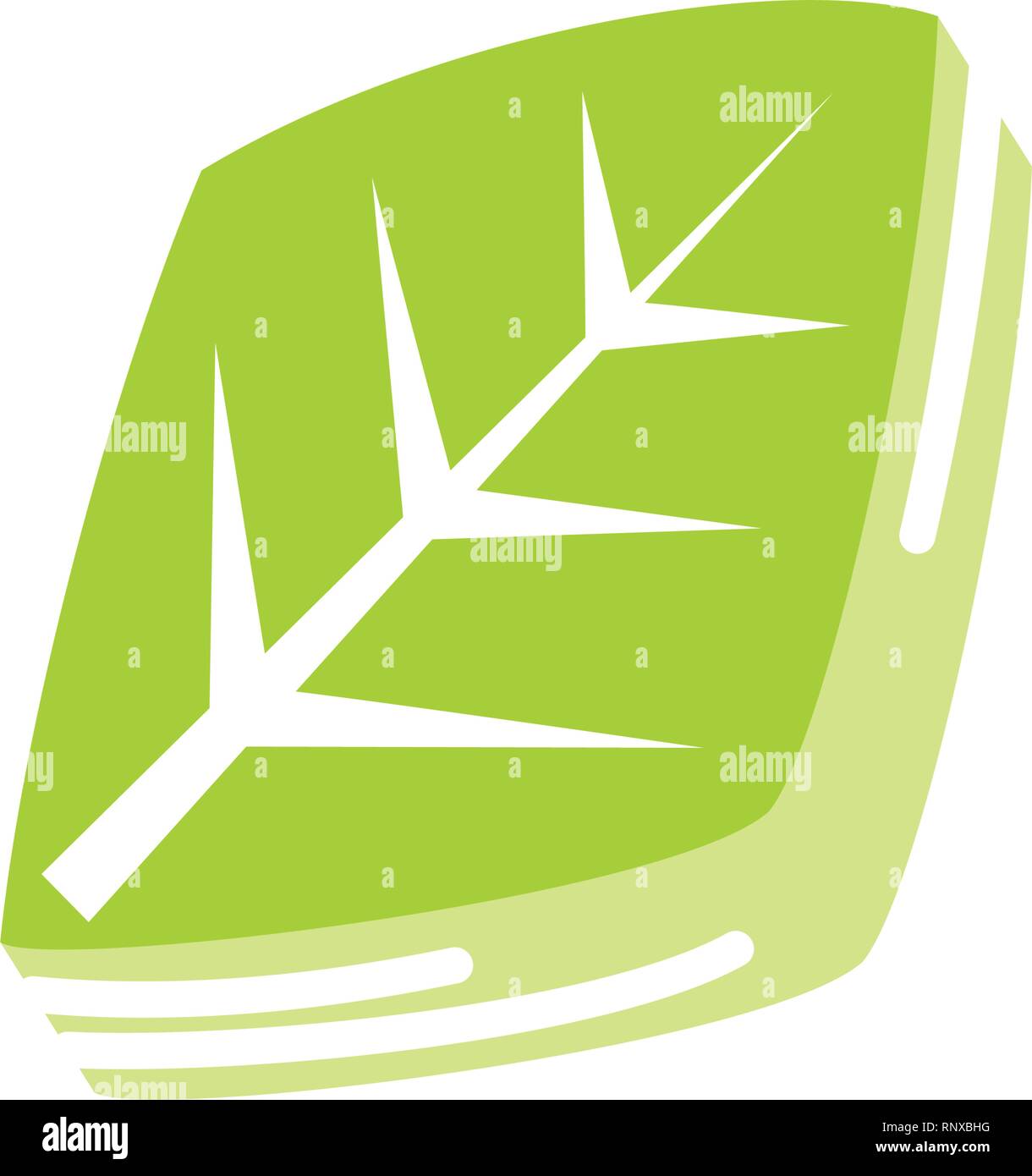 Leaf Logo Design Vector Template Isolated Stock Vector Image & Art - Alamy