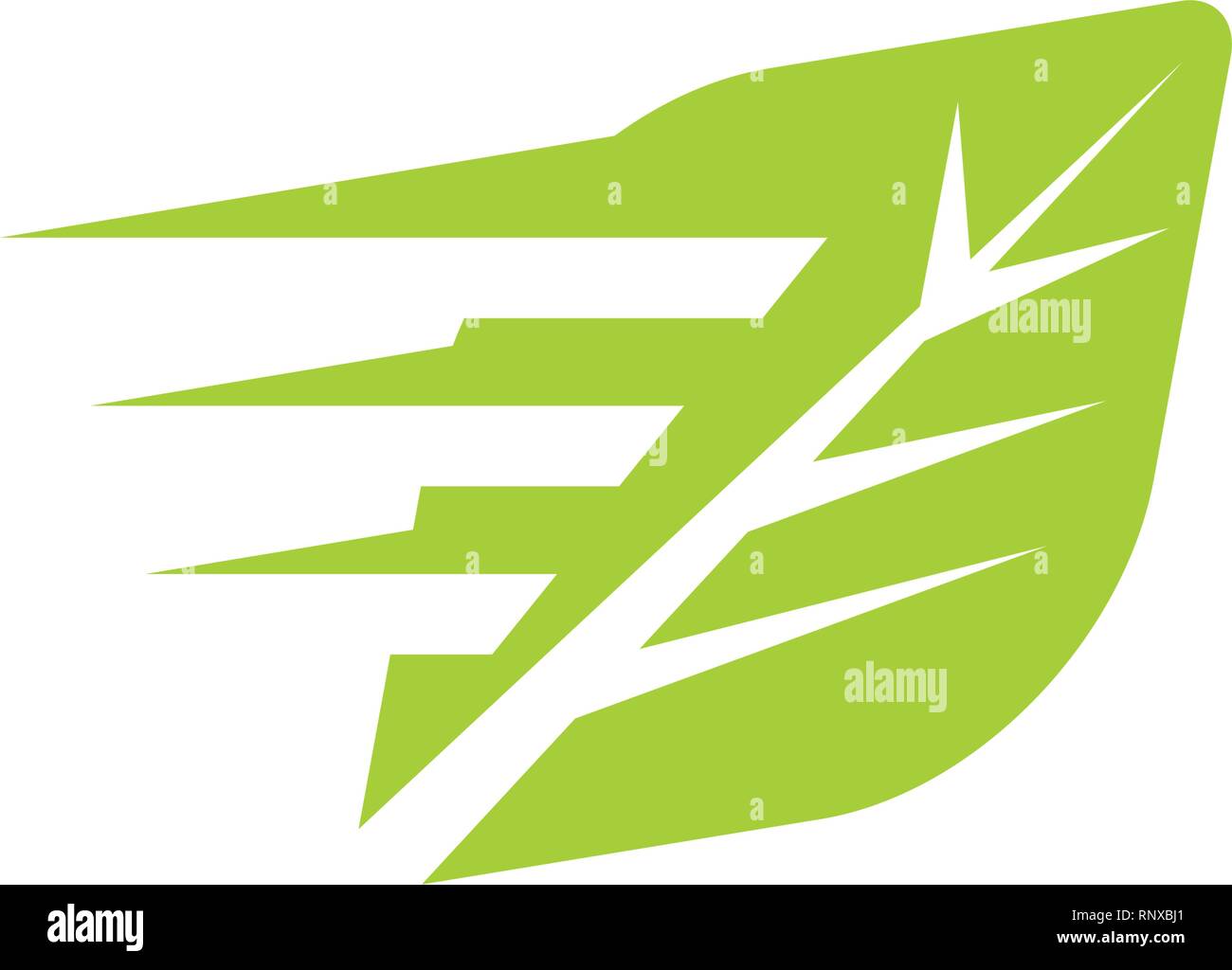 Leaf Logo Design Vector Template Isolated Stock Vector Image & Art - Alamy