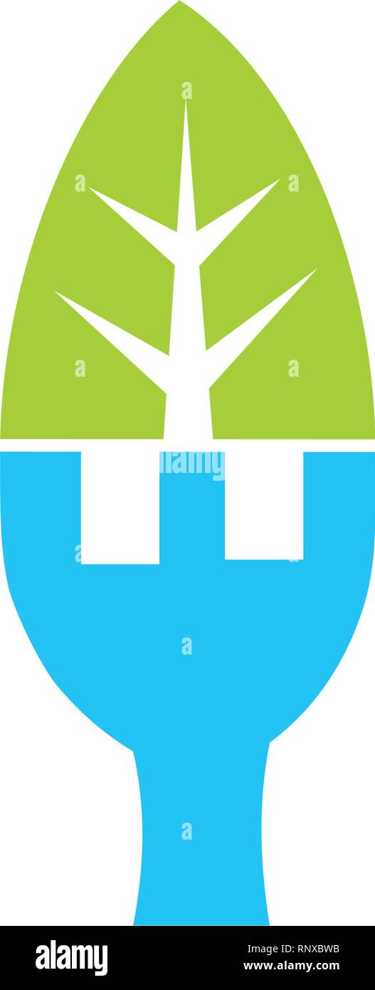 Leaf Logo Design Vector Template Isolated Stock Vector Image & Art - Alamy