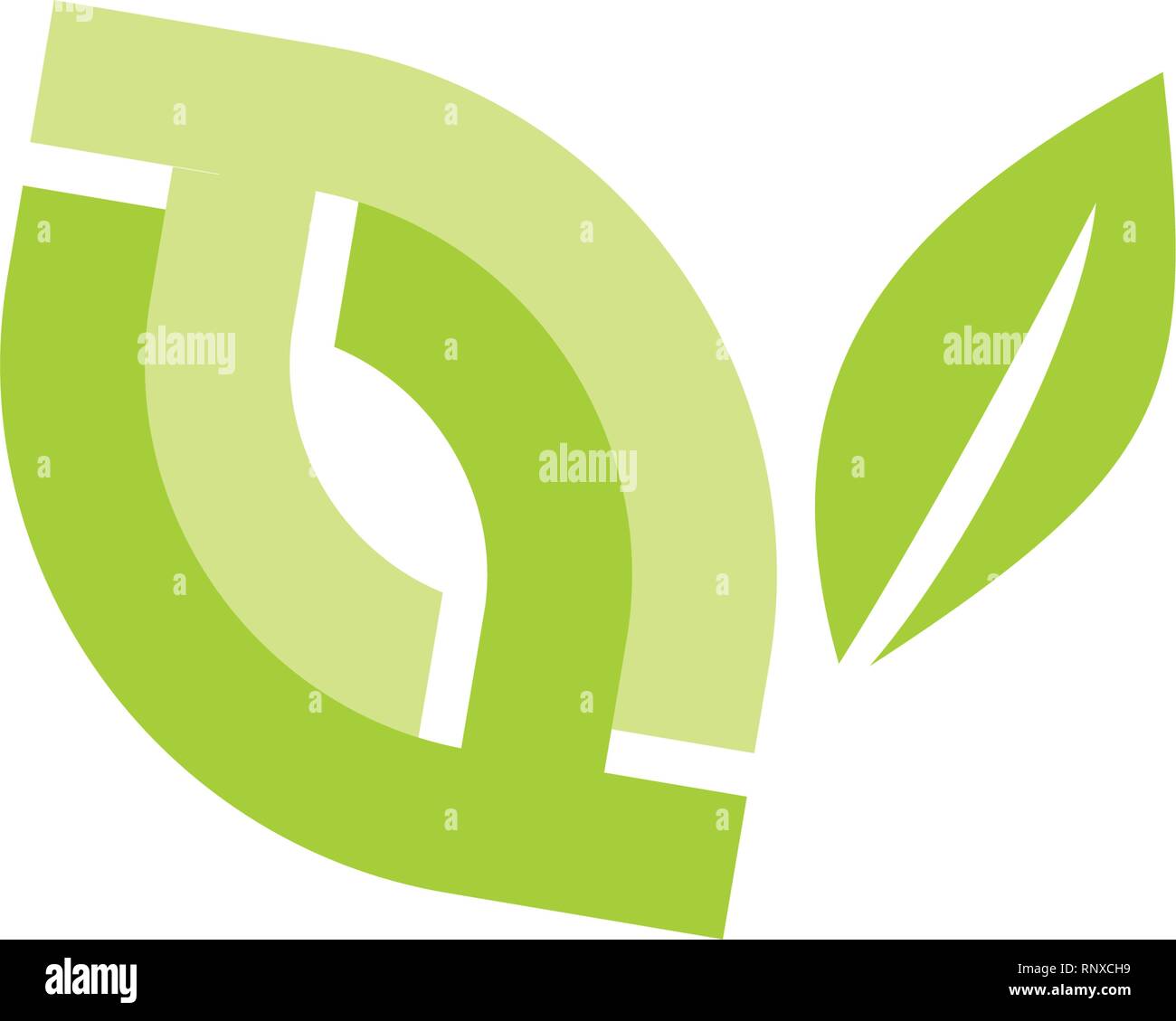 Leaf Logo Design Vector Template Isolated Stock Vector Image & Art - Alamy