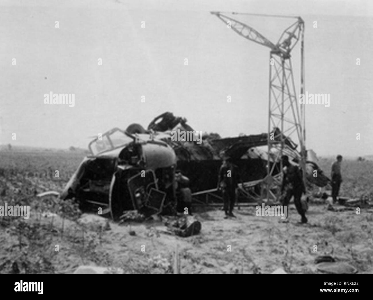Ch-54a 059 crashsite army Stock Photo - Alamy