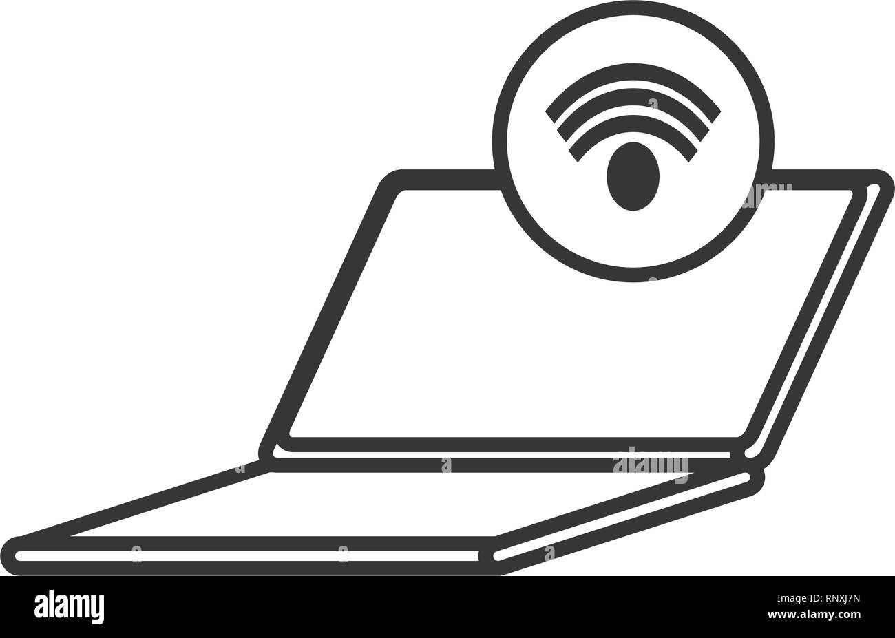 Wifi symbol nobody Stock Vector Images - Alamy