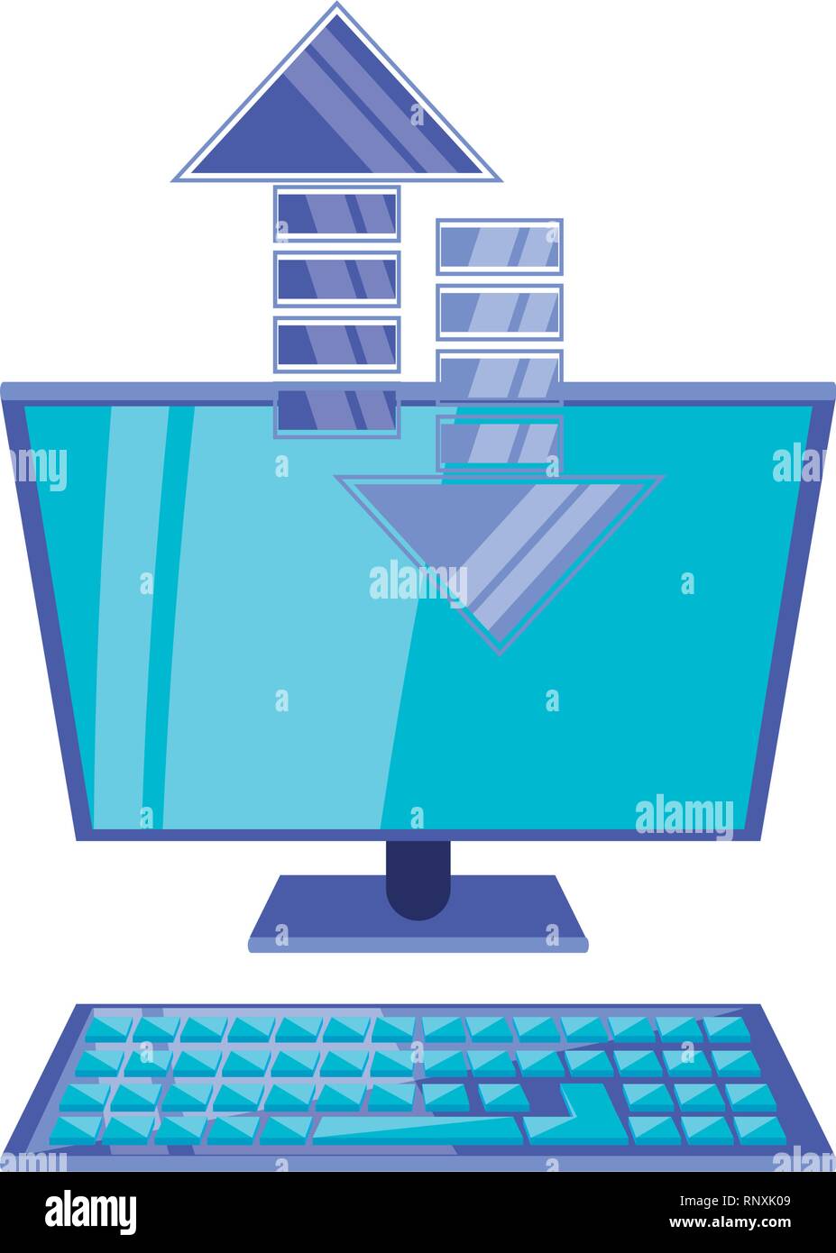 Keyboard arrows Stock Vector Images - Alamy