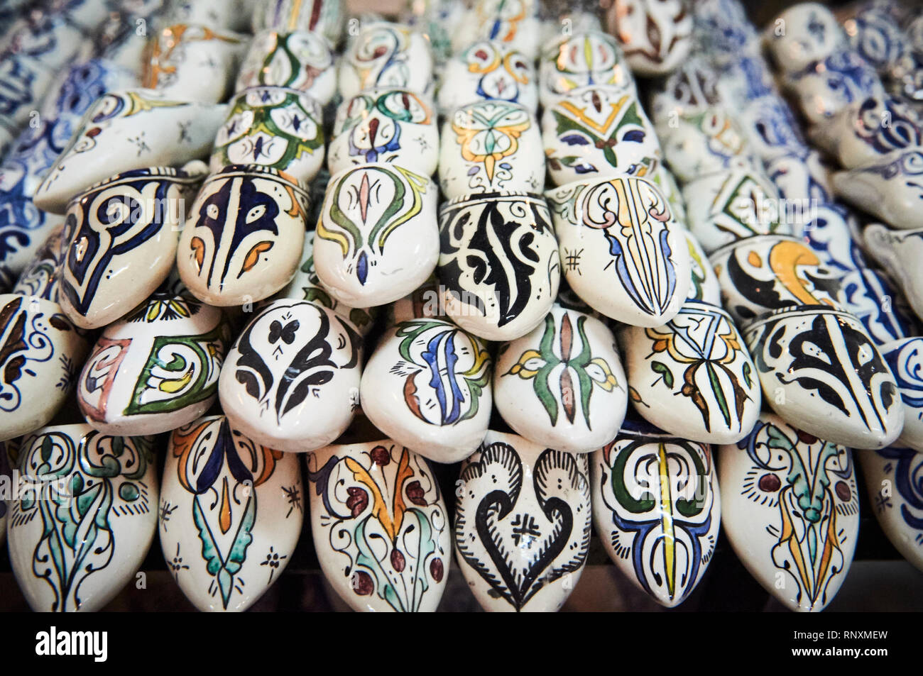 Fez Pottery Studio, Morocco Africa Stock Photo - Alamy
