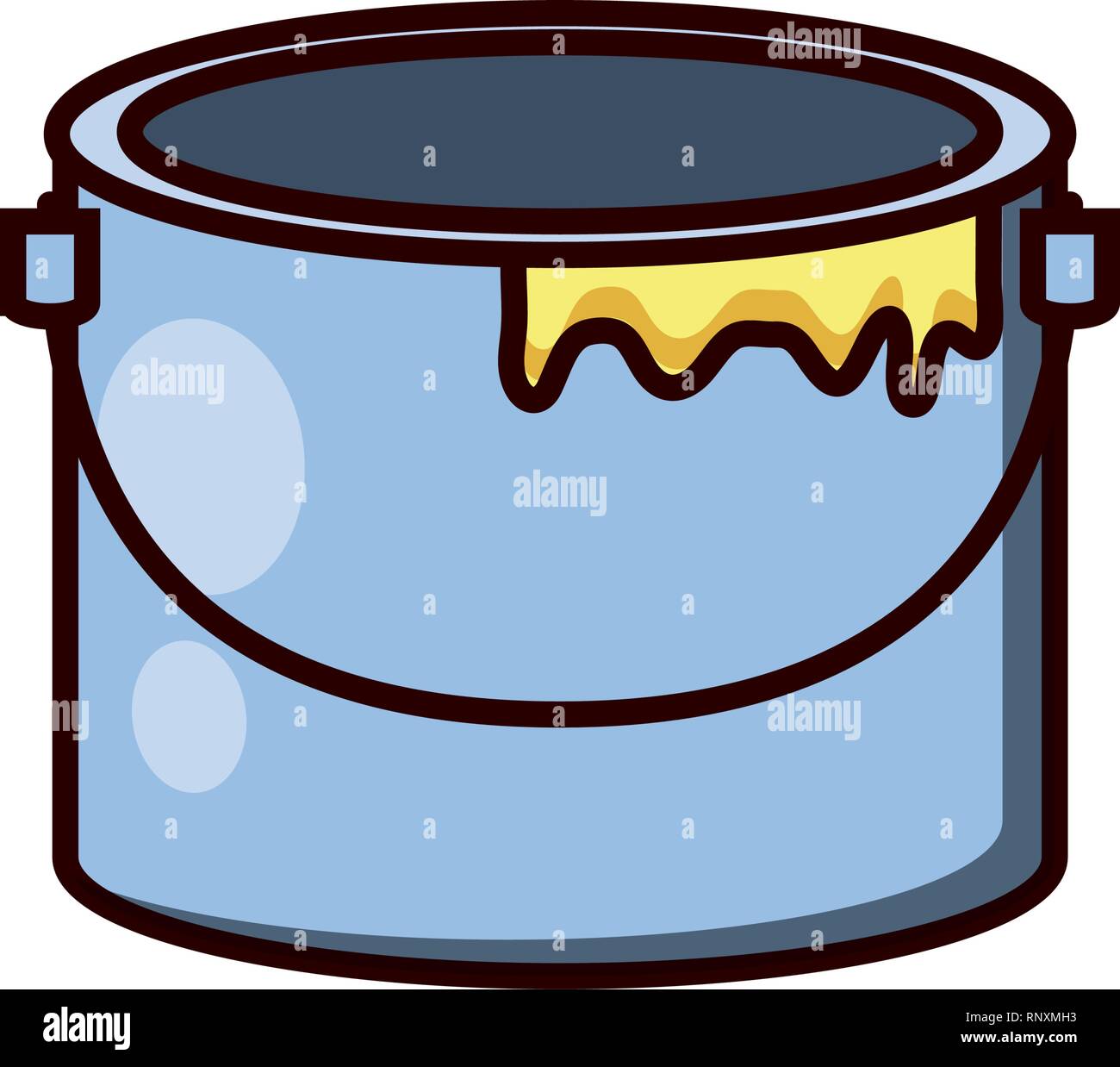 paint pot isolated icon vector illustration design Stock Vector Image ...