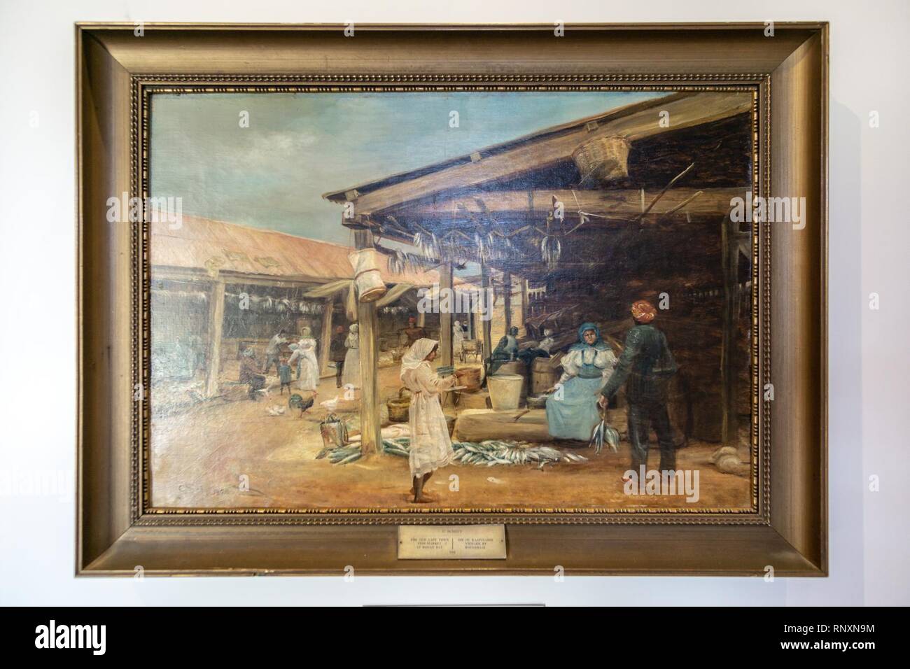 Cecil Schott-The old Cape Town fish market at Rogge Bay (Roggebaai ...