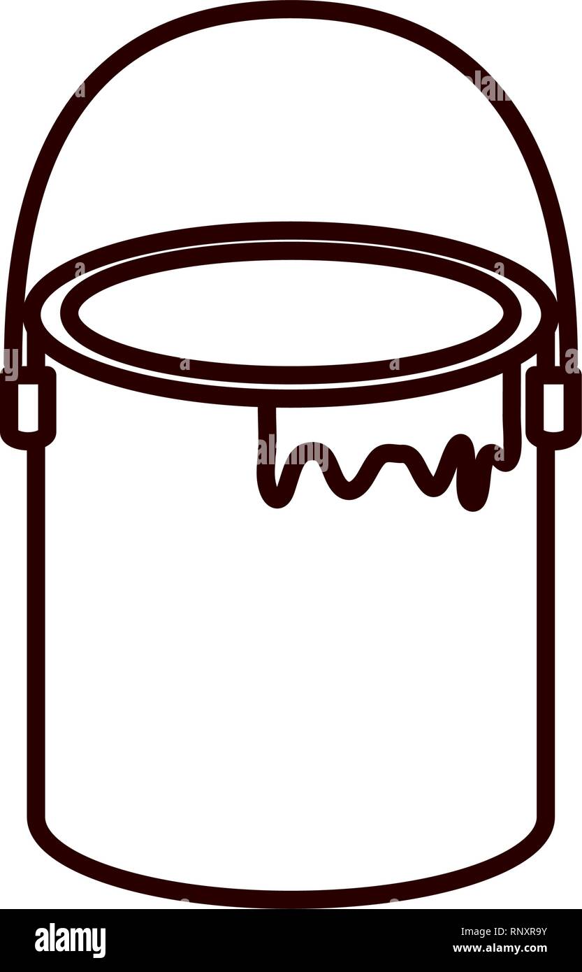 Artist paint pot Stock Vector Images - Alamy