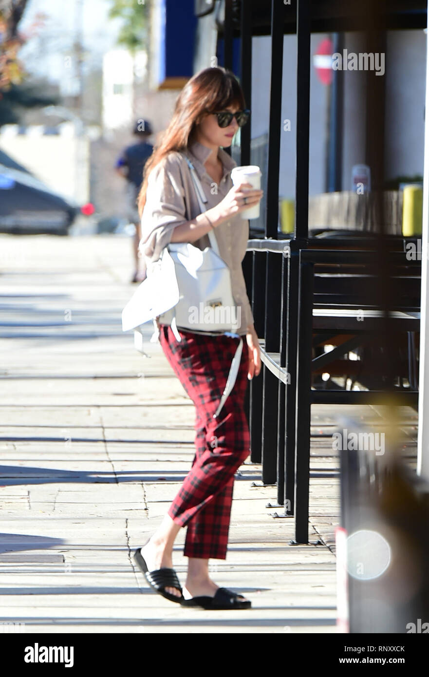 Dakota Johnson goes to the nail salon Featuring: Dakota Johnson Where ...