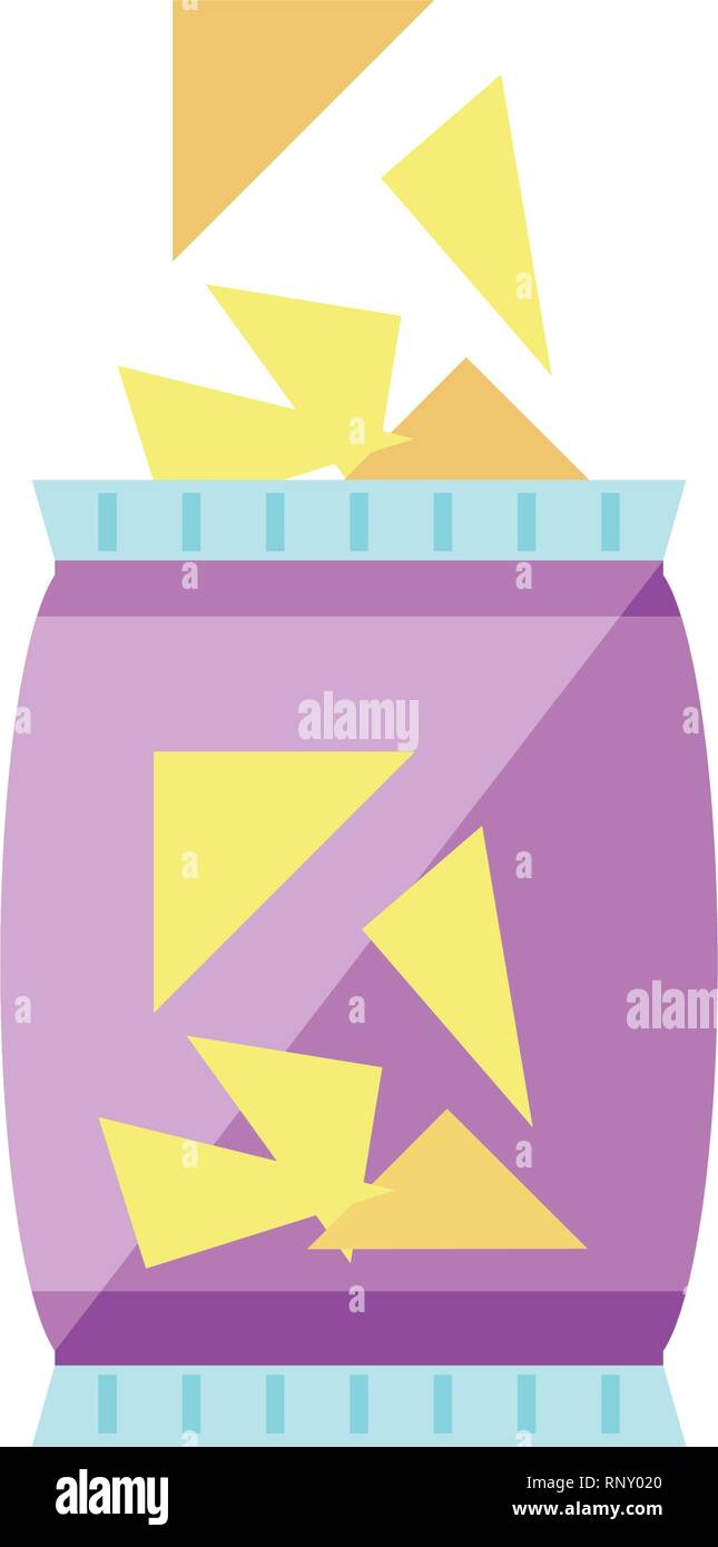 Chip packet Stock Vector Images - Alamy