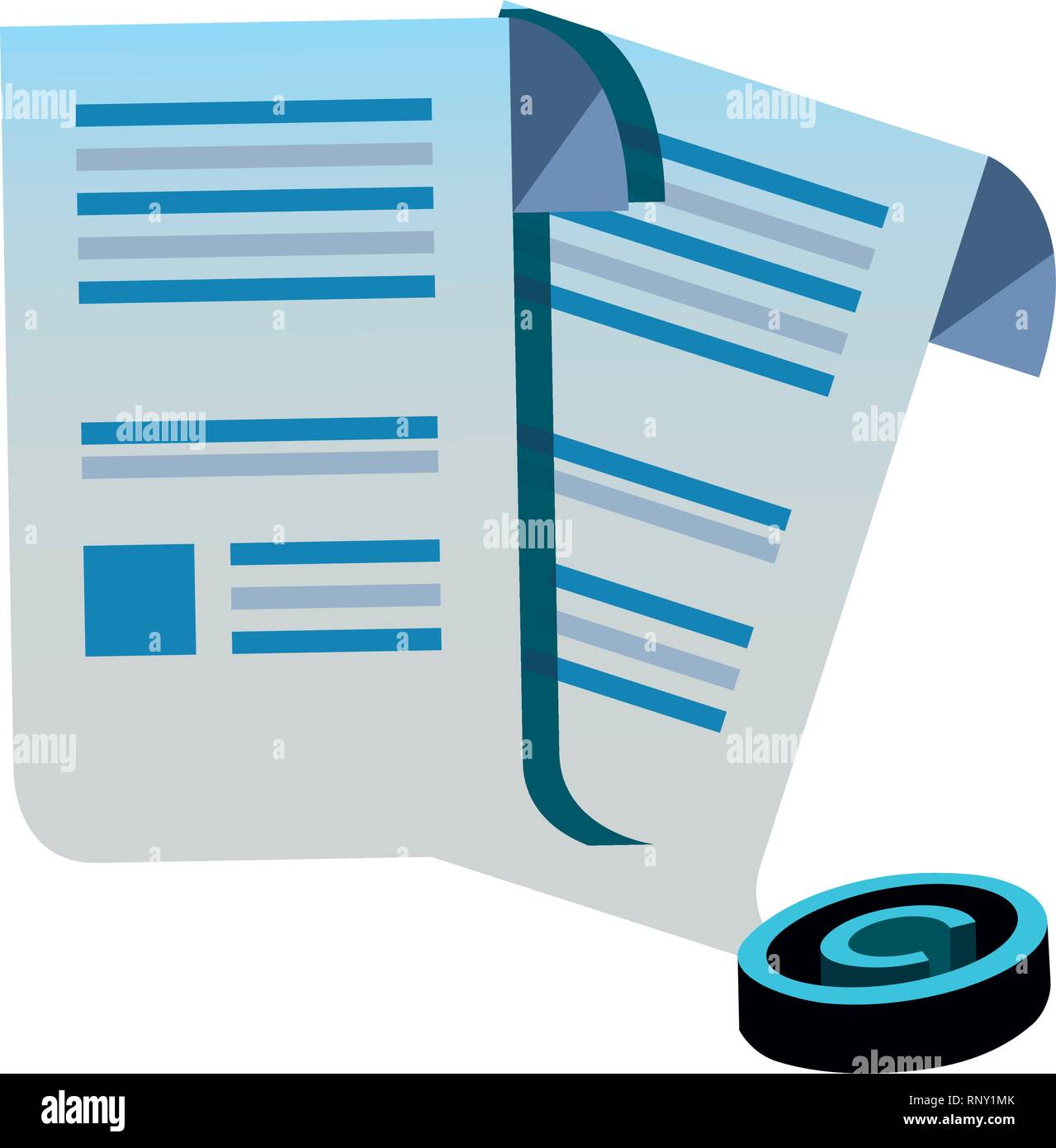 patent copyright protection of intellectual vector illustration Stock ...