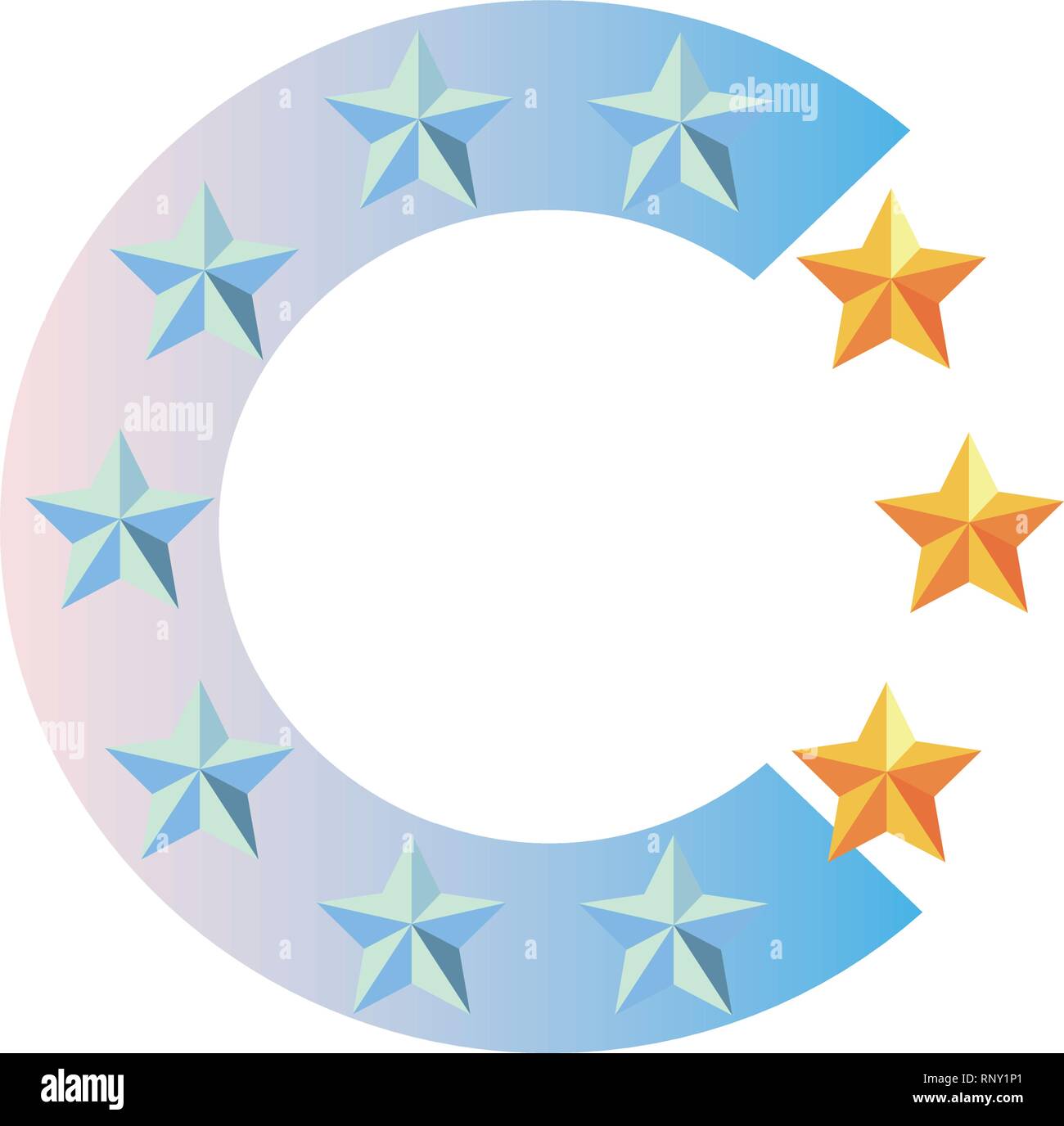 copyright protection of intellectual emblem vector illustration Stock ...