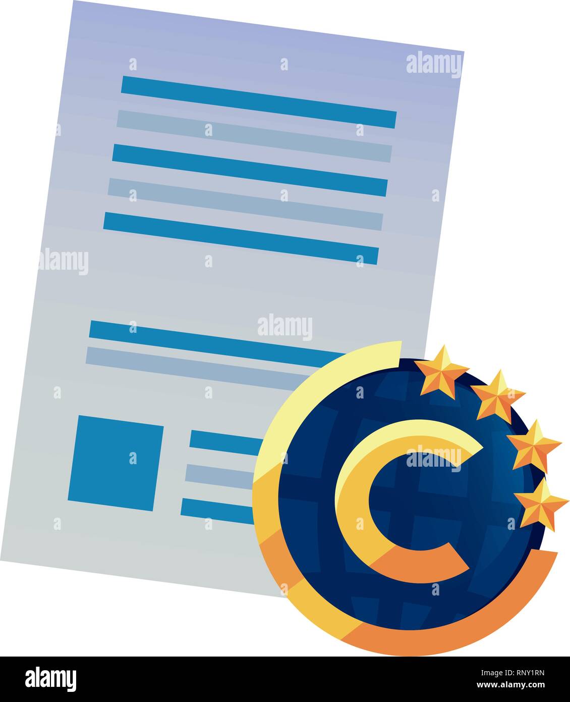 patent copyright protection of intellectual vector illustration Stock ...