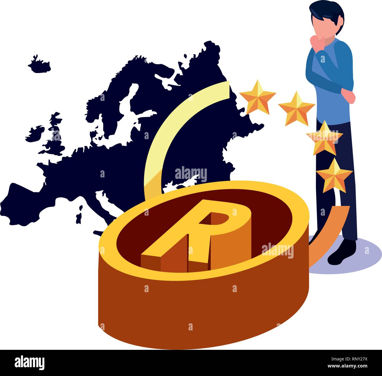 man world registered copyright protection of intellectual vector ...