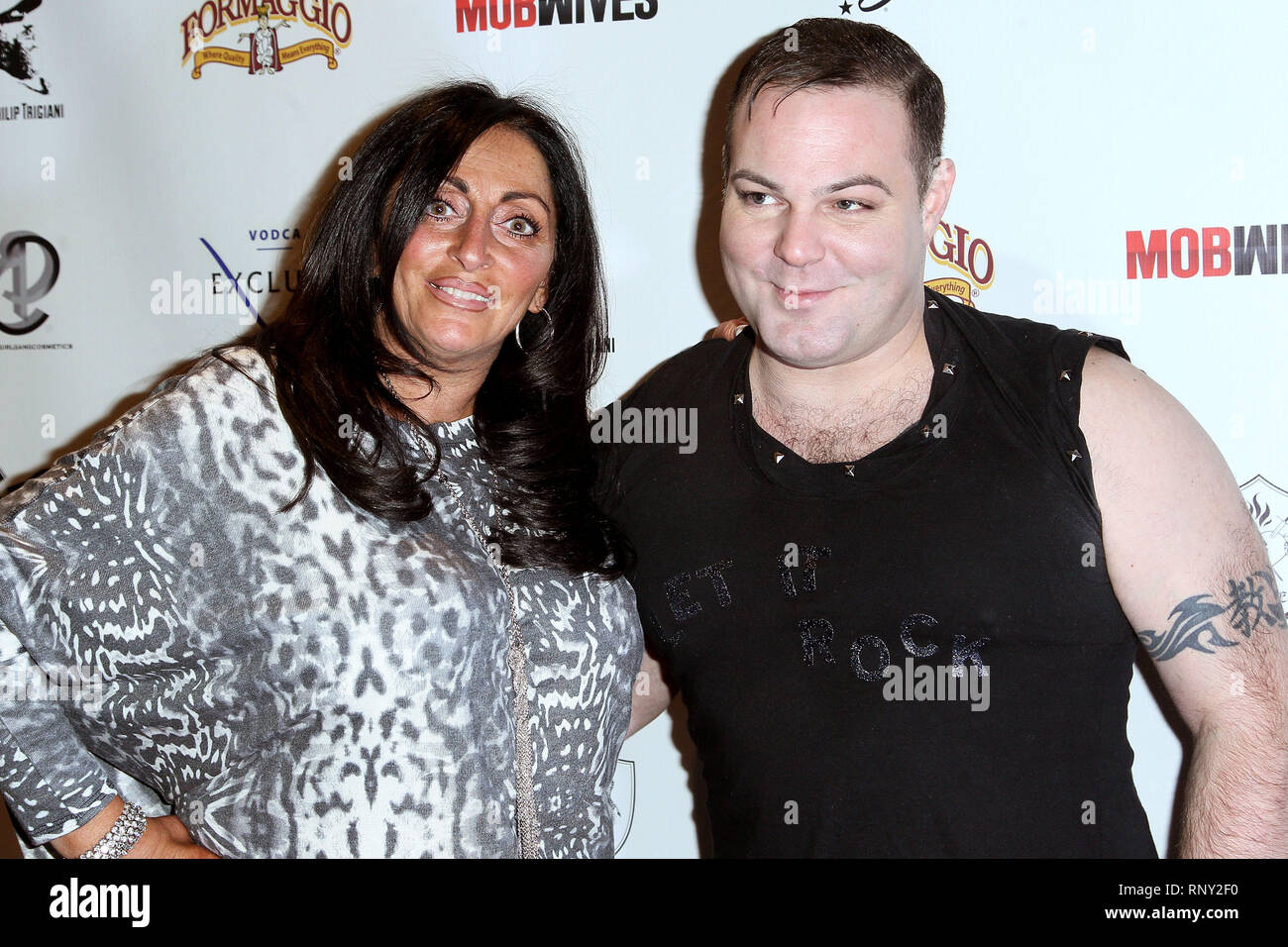 Staten Island, USA. 13 Jan, 2016. Janine Detore, Christopher Valiante ...