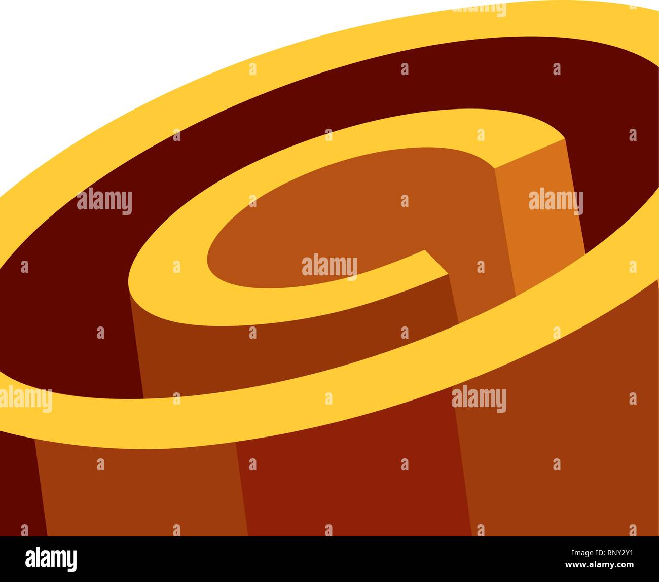copyright protection of intellectual emblem vector illustration Stock ...