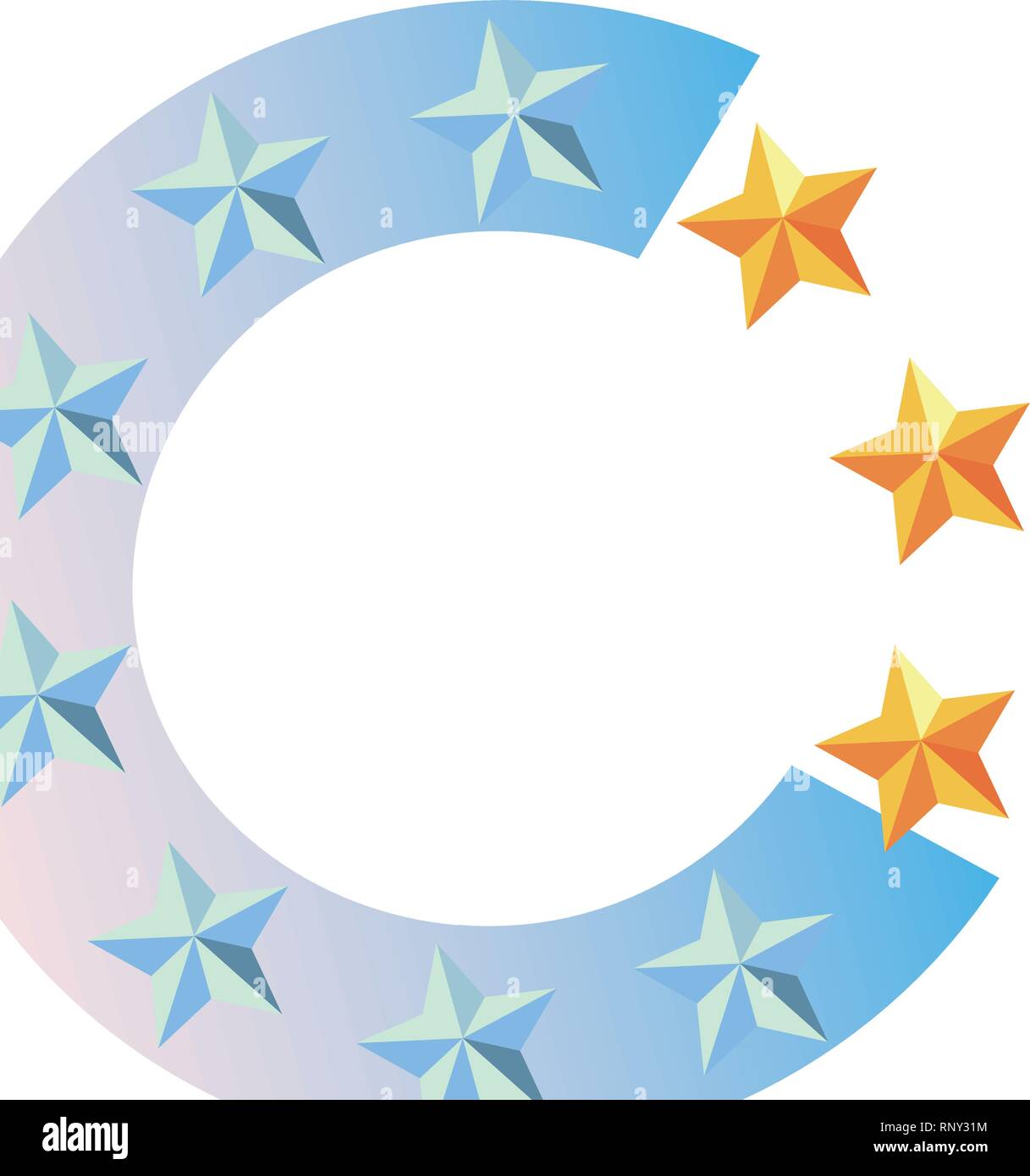 copyright protection of intellectual emblem vector illustration Stock ...