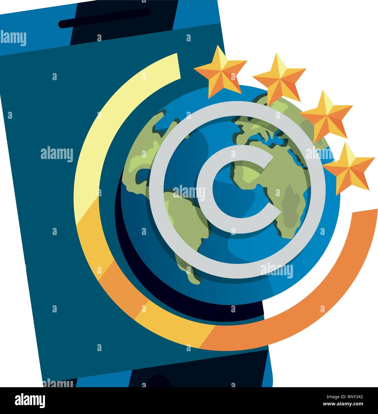 cellphone world copyright protection of intellectual vector ...