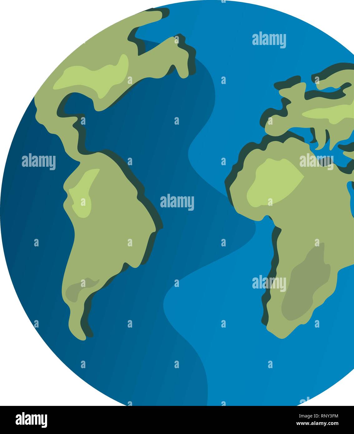 world earth map on white background vector illustration Stock Vector ...