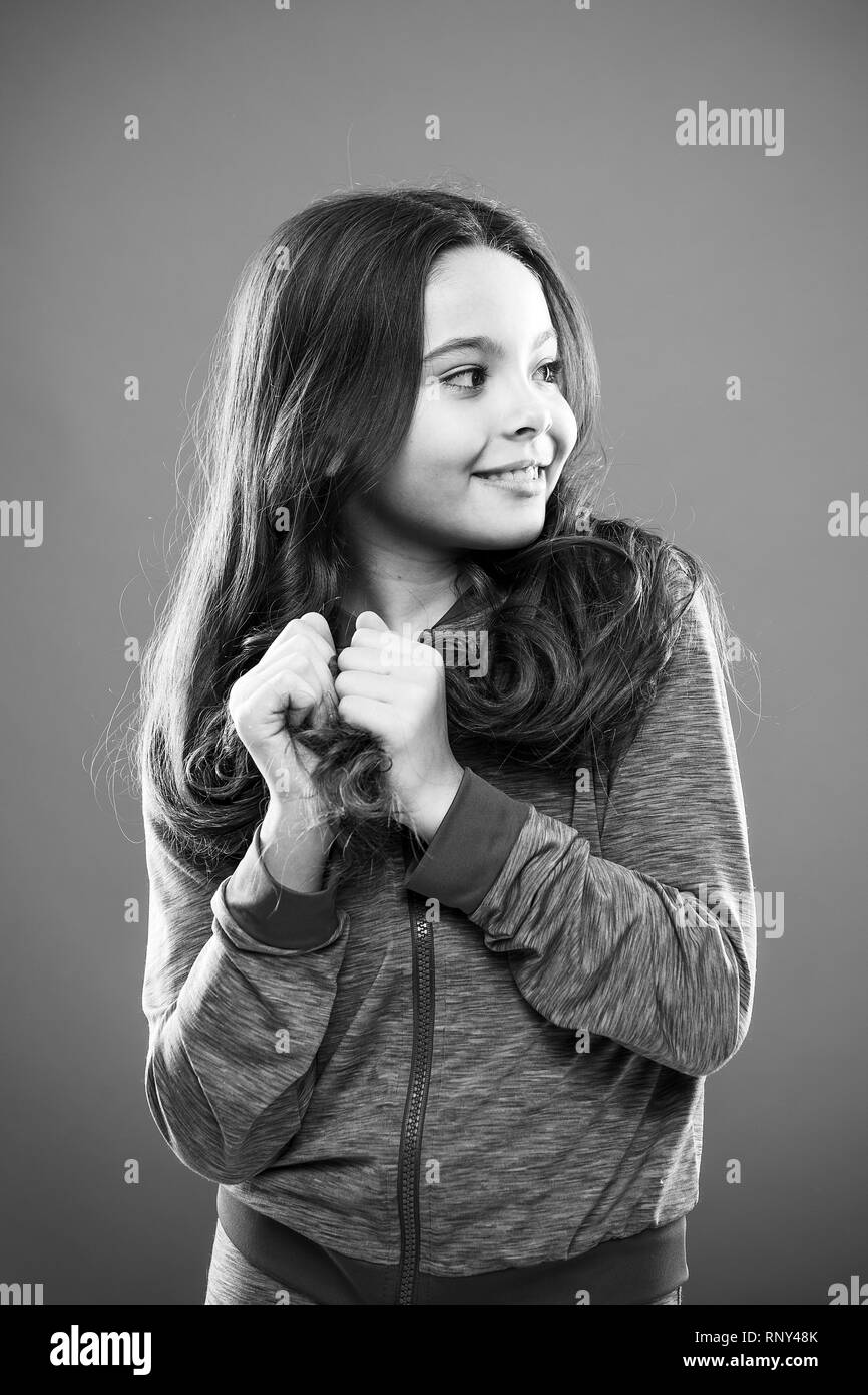 Kid girl long healthy shiny hair. Main thing is keeping it clean. Use ... Kid girl long healthy shiny hair. Main thing is keeping it clean. Use ...