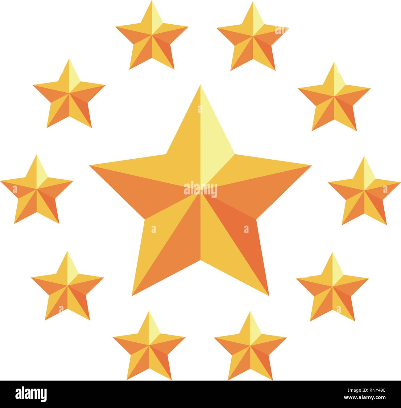 star frame stars emblem white background Stock Vector Image & Art - Alamy
