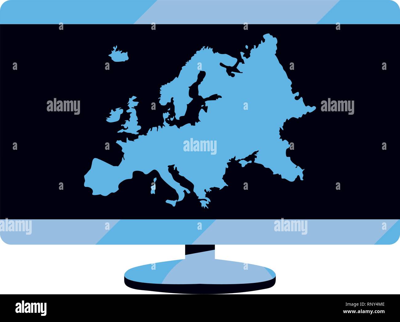 computer european map copyright protection of intellectual vector ...