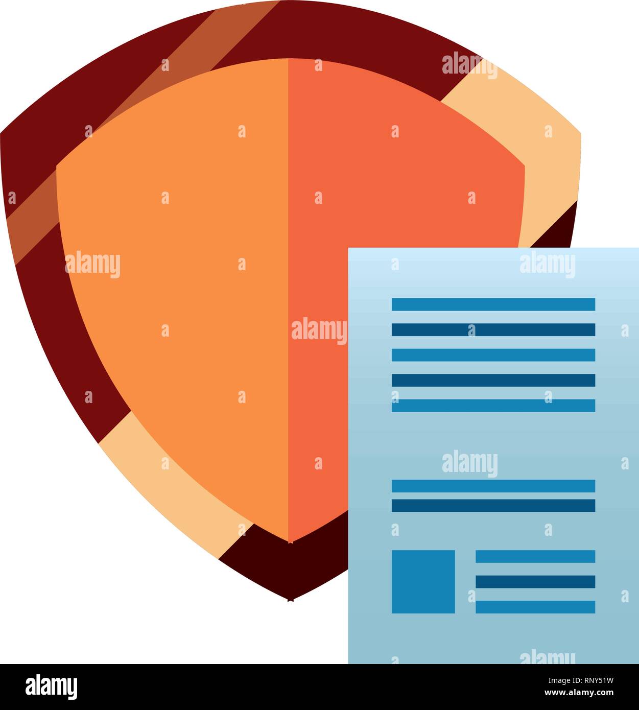 shield patent copyright protection of intellectual vector illustration ...