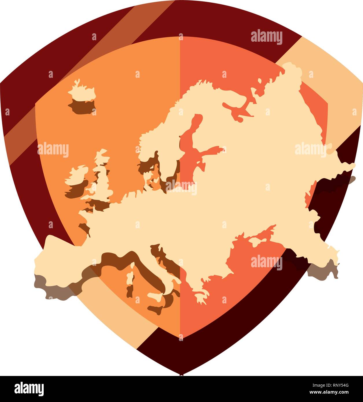 european shield protection copyright of intellectual vector ...