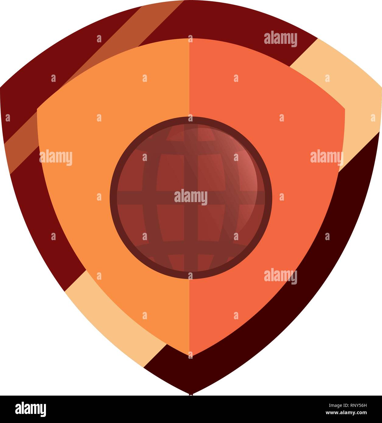 world shield protection copyright of intellectual vector illustration ...