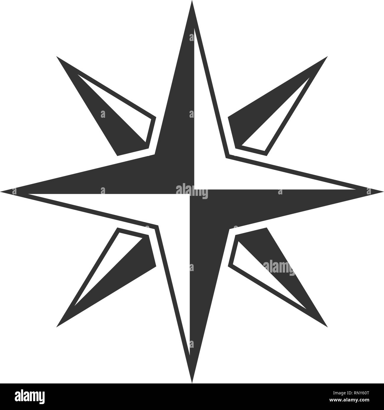Nautical Star Template