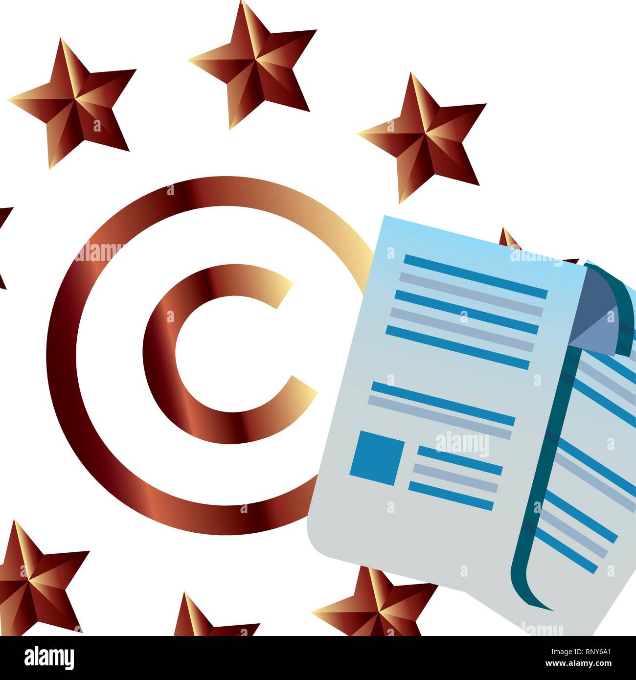 patent copyright protection of intellectual vector illustration Stock ...