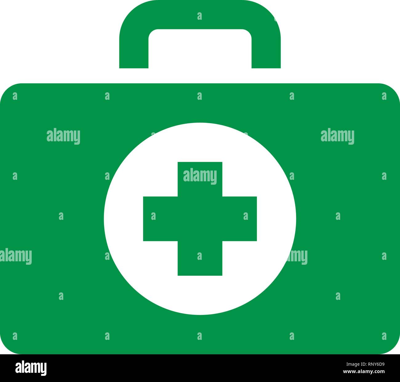 First aid set green Stock Vector Images - Alamy