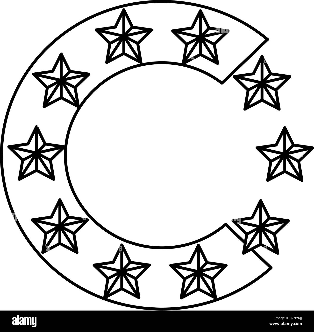 copyright protection of intellectual emblem vector illustration Stock ...